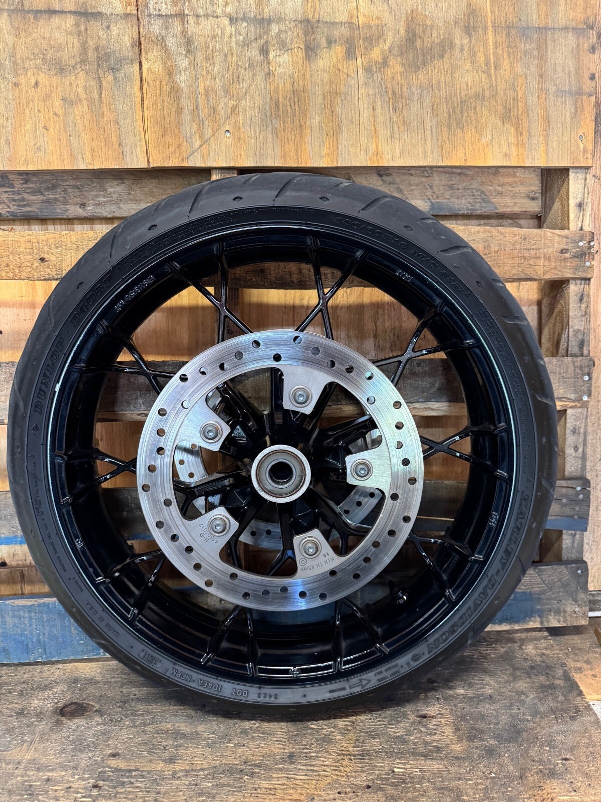 Take-off Harley Davidson Black Prodigy Wheel, Tire & Rotors Baggers PRO ...