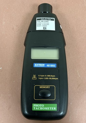 EXTECH Instruments 461893 Digital Photo Tachometer with Case | eBay
