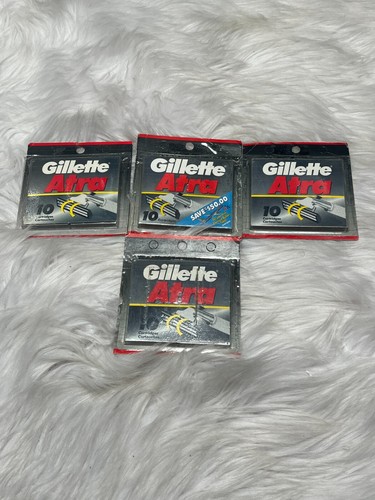 GILLETTE ATRA RAZOR BLADES 40 CARTRIDGES 1995 (4 PACKS) | eBay