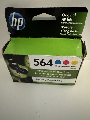 HP 564 Combo-Pack Ink Cartridges Tri-Color Cyan, Magenta, Yellow EXP ...
