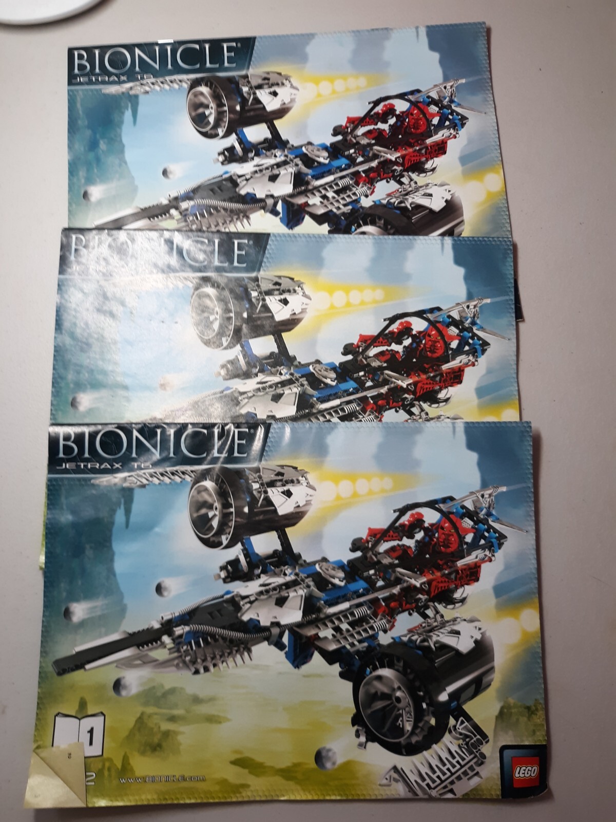 Lego 8942 Bionicle Battle Vehicles Jetrax T6 Set of 3 manuals only | eBay