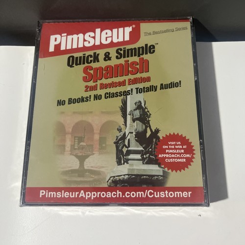 Pimsleur Quick Simple Spanish 4 CD Audio Set 2nd Revised Edition ...