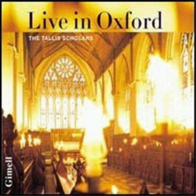 TALLIS SCHOLARS Live in Oxford (The Tallis Scholars, Peter Phil (CD ...