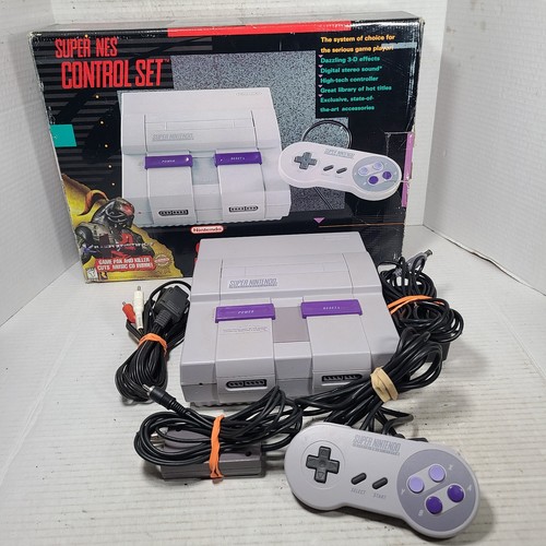 Nintendo Super NES Control Deck Console With Cables -SNS-101 | eBay