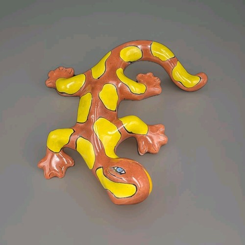 Talavera Mexican Ceramic Pottery Hanging Wall Salamander Hecho Mexico ...