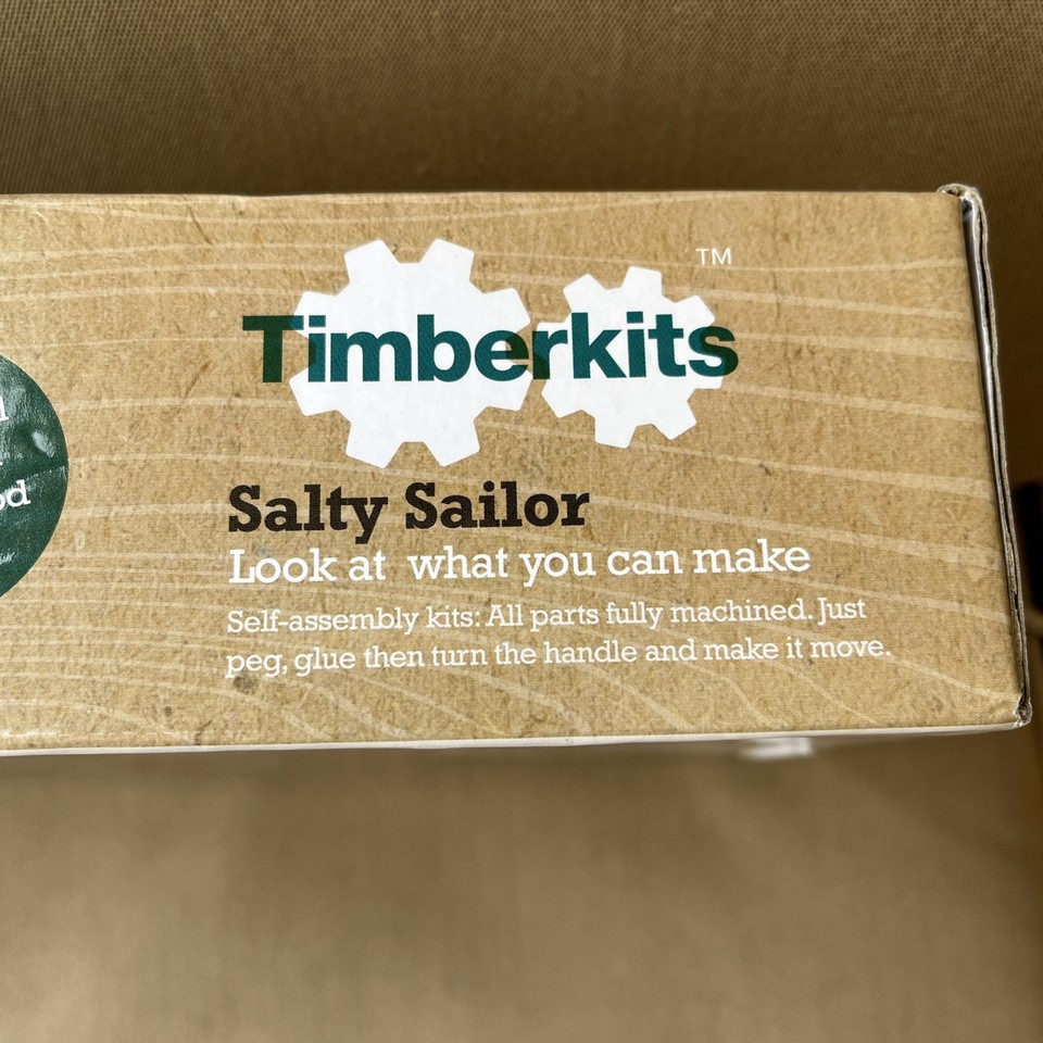 Timberkits Salty Sailor Automata Mechanical Wooden Model Christmas Gift ...