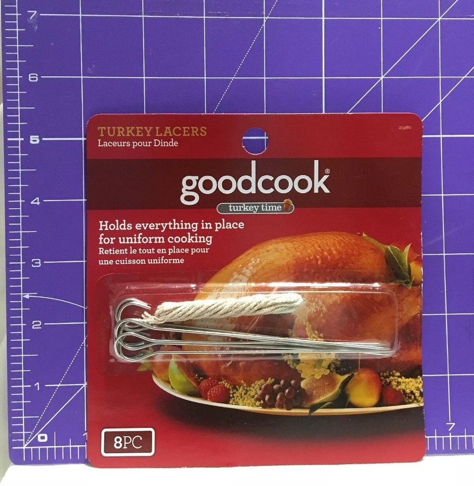 Goodcook 8 Piece Turkey Lacers Hold Everything in Place #25980 NEW | eBay