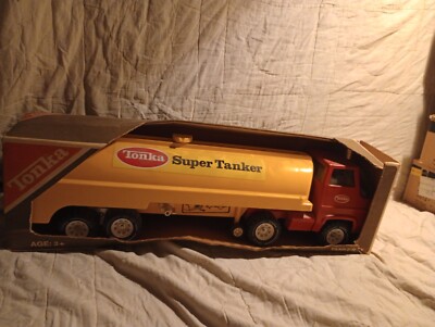 NEW IN BOX 1970'S Vintage Tonka Super Tanker Semi Truck & Trailer | eBay
