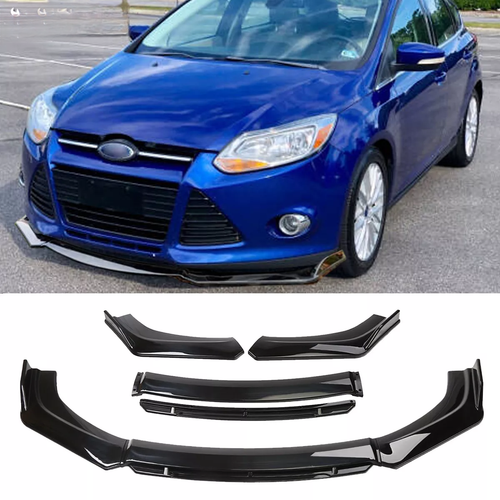 For Ford Focus 2012-2014 Front Bumper Lip Splitter Winglet Body Kit ...