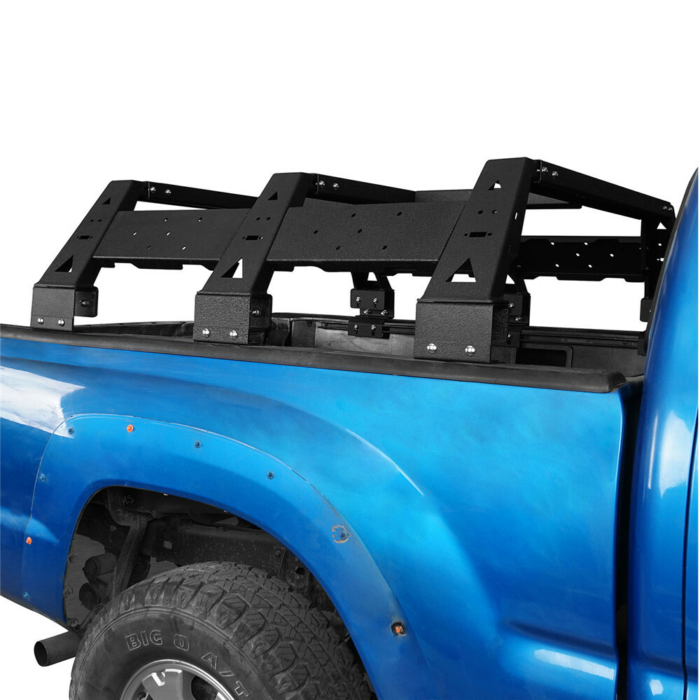Steel Bed Rack Tonneau Cover Mounting Brackets Black for 2005-2023 ...