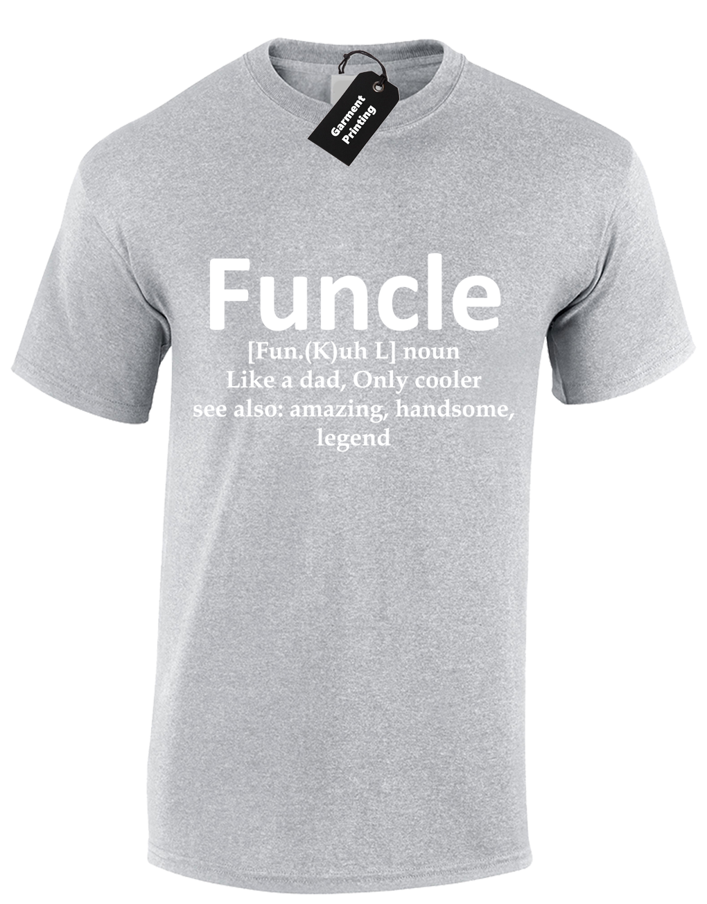 FUNCLE MENS T-SHIRT FUNNY UNCLE GREAT GIFT PRESENT IDEA JOKE MEME ...