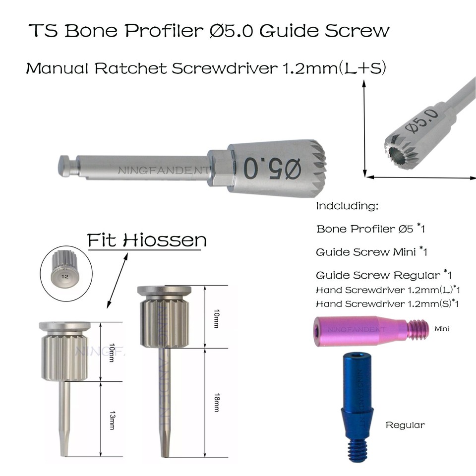 Hiossen Osstem Surgical Guide Screw Implant Bone Profilers Bone Remover ...