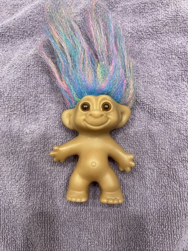 Russ Troll Doll 3” Rainbow Hair Vintage 1990’s | eBay