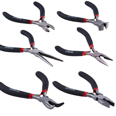 Mini Pliers Precision Jeweller Craft Sprung Grip Handles Hobby Assorted ...