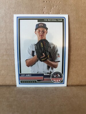 Coy James 2023 Panini Stars & Stripes USA Baseball Optichrome Base Card ...