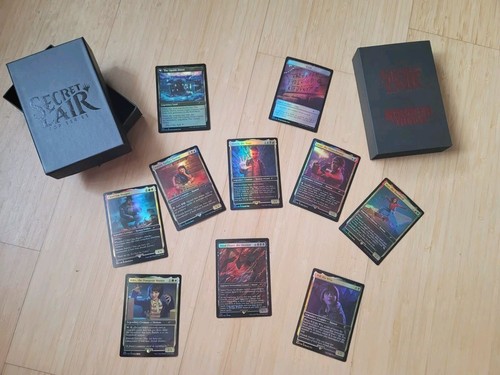 MTG Stranger Things Secret Lair Edition Foil - Mint - Full Set With Box ...