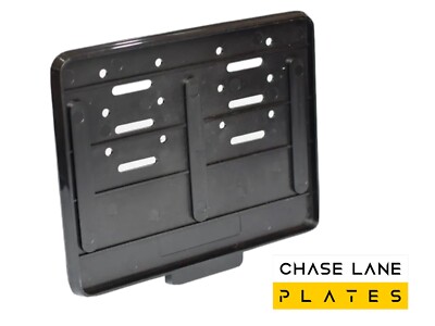 Motorcycle Number Plate Holder 7x5 Metal Pressed Registration Plate ...