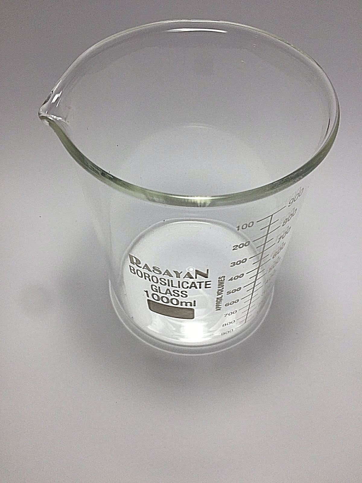 Glass Beaker Kit Graduated,Research Grade, 100 250 500 & 1000 ml 4 in a ...