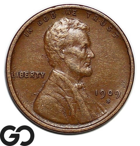 1909-S Lincoln Cent Wheat Penny, Choice XF Better Date San Francisco Issue | eBay