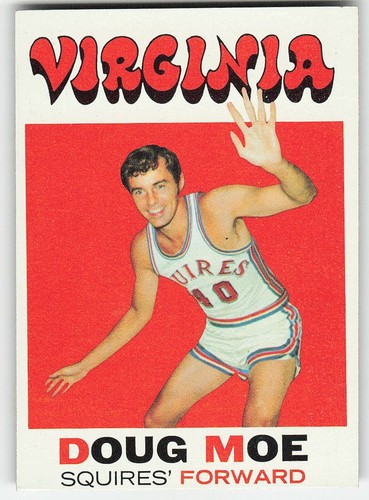 1971-72 Topps #181 Doug Moe BASKETBALL Virginia Squires | eBay