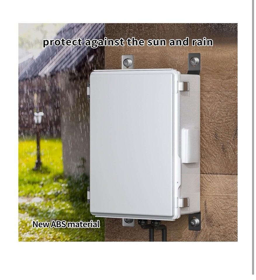 Waterproof ABS Enclosure Cabinet Junction Box, Ventilated Design ...
