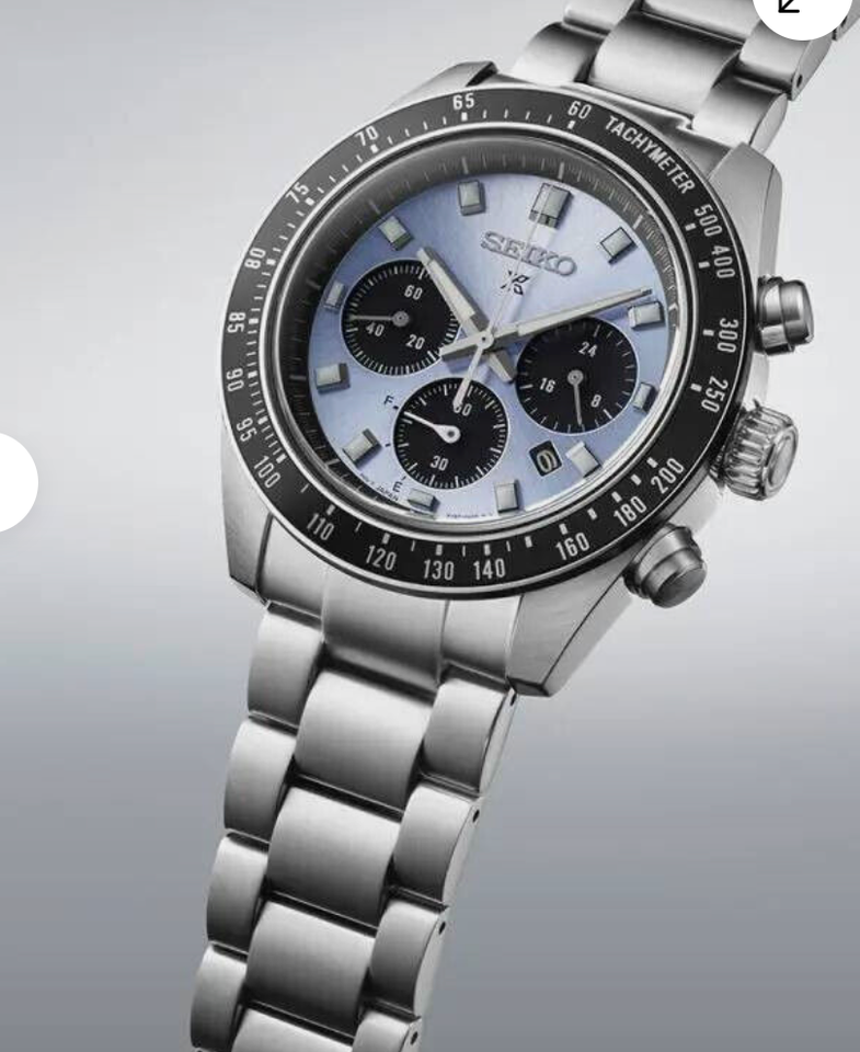 NEW Seiko SSC935 Prospex Speedtimer 41.4 mm Blue Dial Men's Chronograph ...