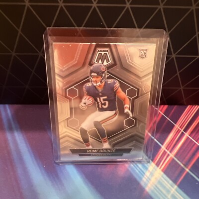 2024 Panini Mosaic - NFL Debut Rome Odunze Base Rookie Card RC | eBay