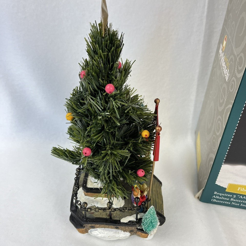 Santas Workbench Fiber Optic 2003 Tree Lighting Ceremony Village ...