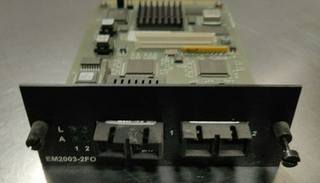 MRV EM2003-2FO 2 port dual SC 100Base-FX module for MRV Optiswitch for ...