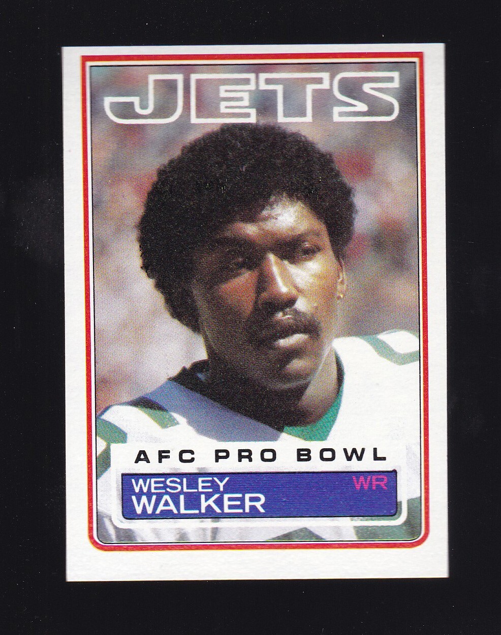 1983 Topps Pro Bowl Wesley Walker #354 New York Jets | eBay