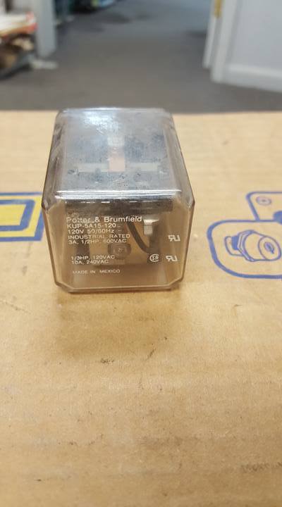 POTTER & BRUMFIELD KUP-5A15-120 RELAY W403 | eBay