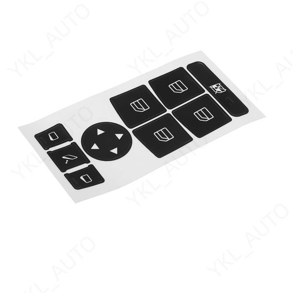 Car Window Switch Button Repair Decals Stickers For Mercedes Benz 2007 ...