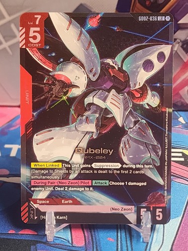 Qubeley (LR) GD02-036 Gundam TCG Card Game - Dual Impact *English | eBay