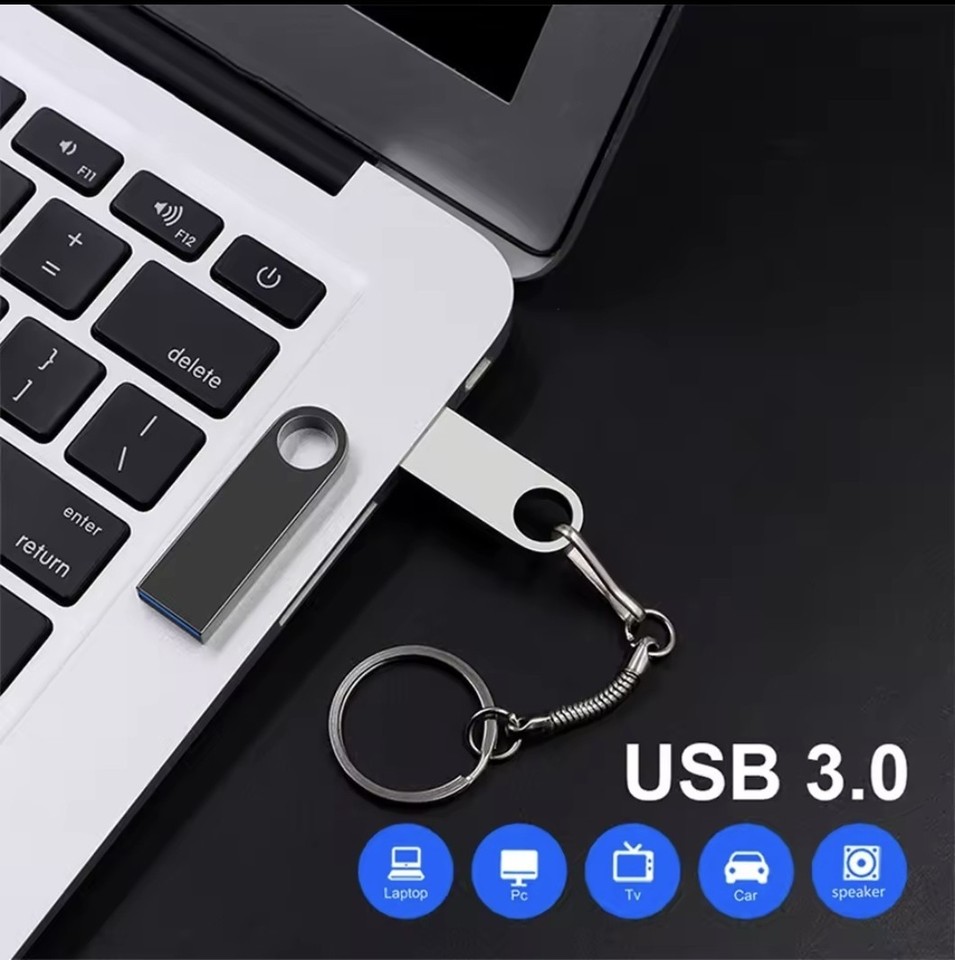 128TB - USB 3.0 Metal Flash Drive Waterproof Keychain Pen Drive | eBay