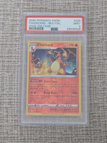 2020 Pokemon SWSH Vivid Voltage #025 Charizard Reverse Holo Foil PSA 9 Mint | eBay