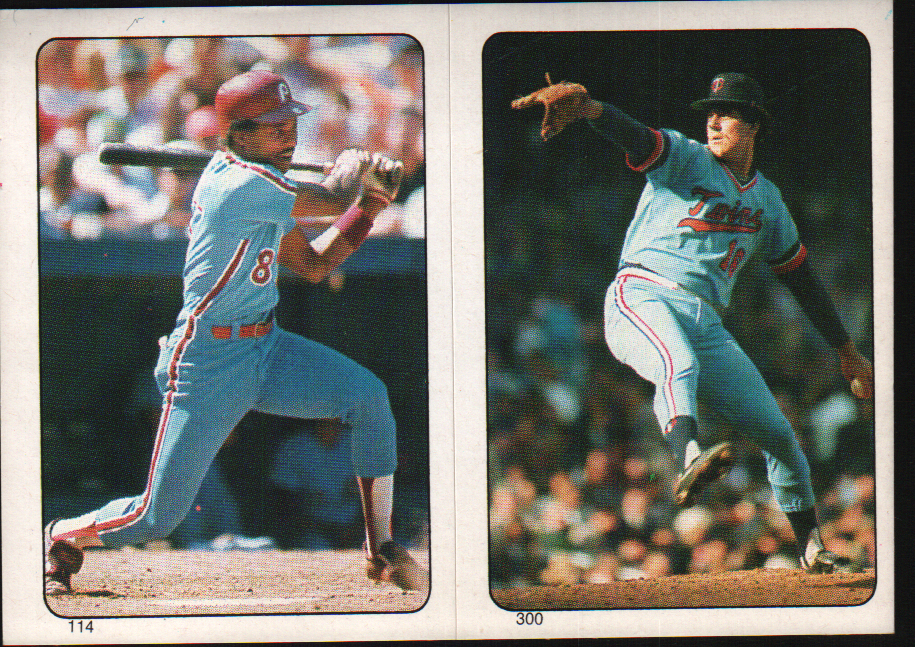 1985 Topps Stickers #114 / 300 - Juan Samuel / Frank Viola 85-1418 | eBay