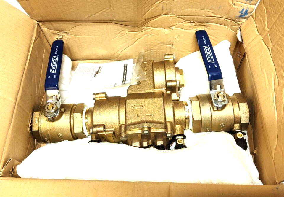 Febco 2" LF860-QT RP Lead Free Reduced Pressure Backflow Preventer ...