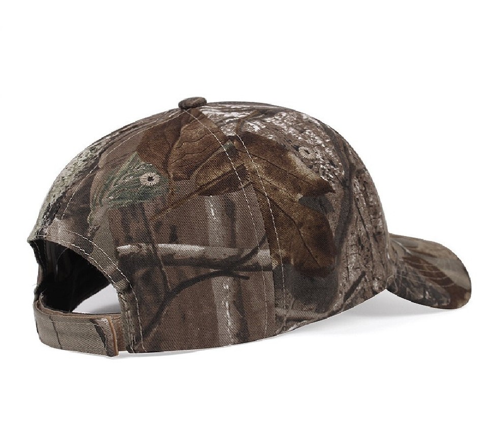 Embroidered Camouflage Cap Hat Size Large New Hunting Camo Realtree | eBay