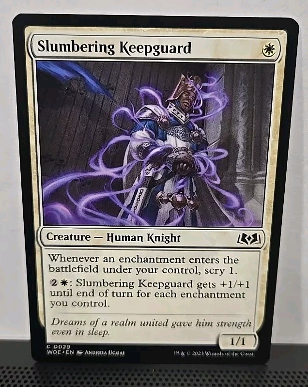 MTG Slumbering Keepguard Wilds of Eldraine 0029 Regular Common | eBay