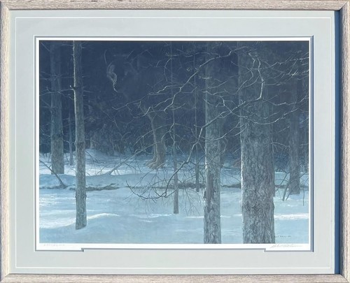 Robert Bateman - Midnight, Black Wolf 1989 6501/25352 (NDa74) | eBay