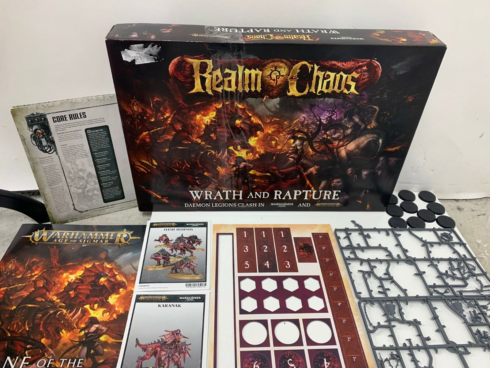 Realm of Chaos Wrath and Rapture Box Set Parts & Pieces 40K Warhammer ...