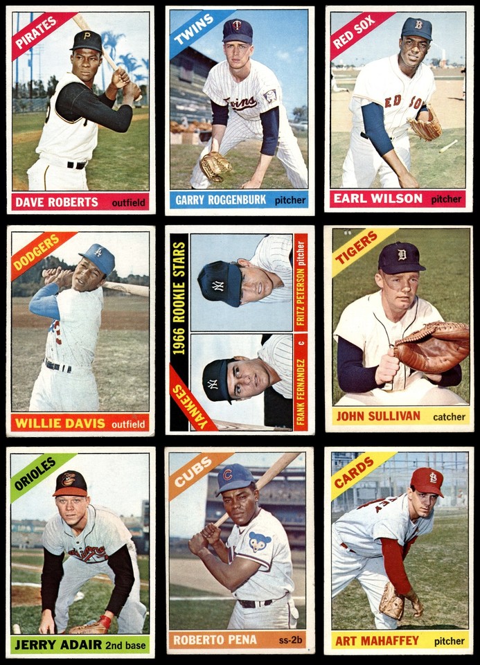 1966 Topps Baseball High Number Complete Set 3.5 - VG+ 7067251 | eBay