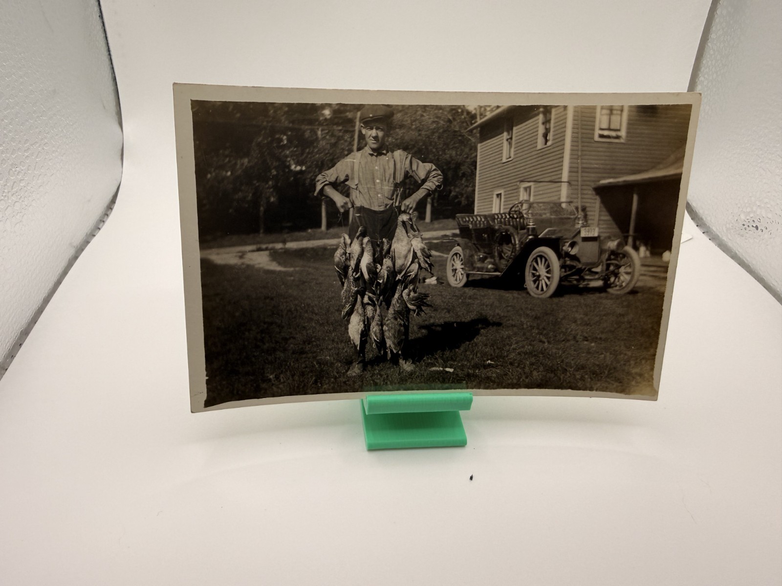 RPPC Postcard Photo Duck Hunting Ducks Duck Hunters Antique Automobile ...