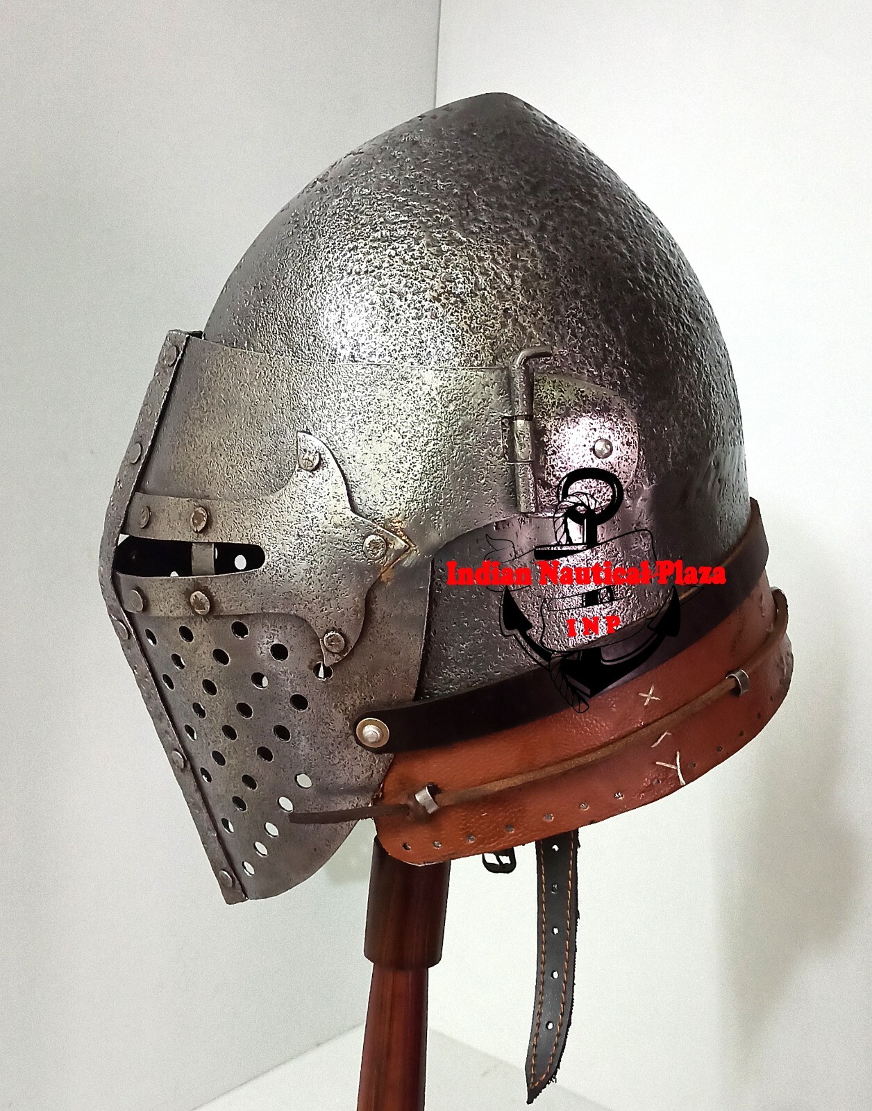 Medieval Bascinet Knight Helmet Armor Battle Medieval Replica Armor ...