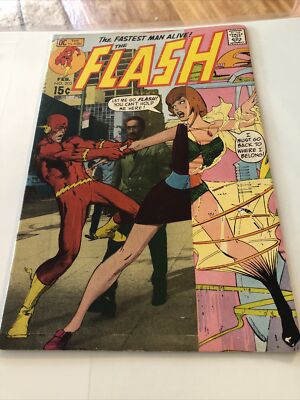 DC THE FLASH #203 1971 Bronze Age Neal Adams Cover F/VF BOARDED | eBay