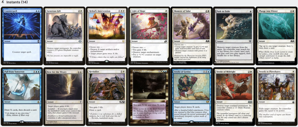 Will, Scion of Peace LIFEGAIN X-SPELLS Magic MTG Custom Commander Deck ...