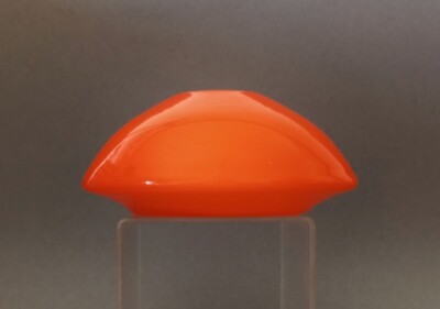Rare Walther Gropius bauhaus 'TAC02' Rosenthal orange/white glass vase ...