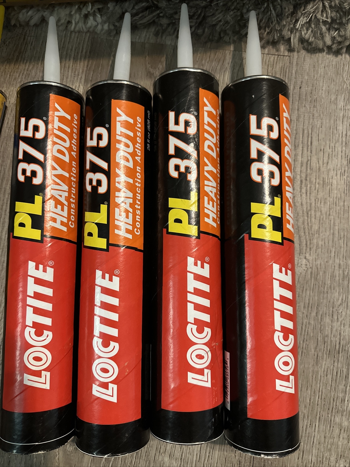 LOCTITE PL 375 28 Oz. Heavy Duty Construction Adhesive 1390599 Pack of ...