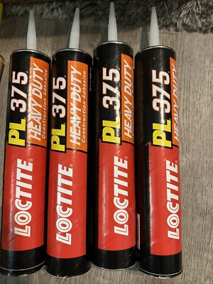 LOCTITE PL 375 28 Oz. Heavy Duty Construction Adhesive 1390599 Pack of ...