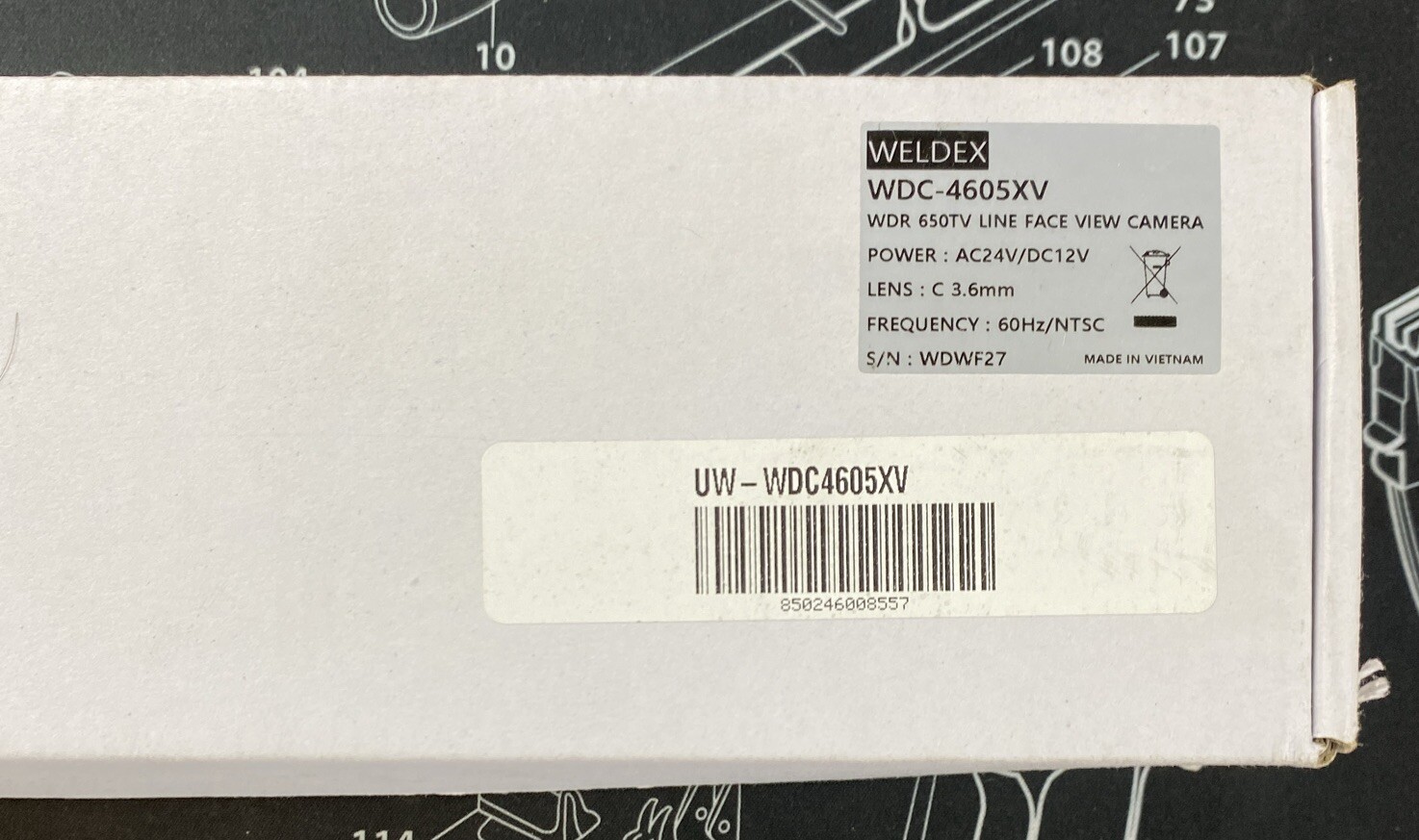 Weldex WDC-4605XV Height Strip Camera | eBay